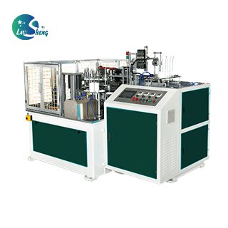 Automatic paper lid/cover machine - Wenzhou Lansheng